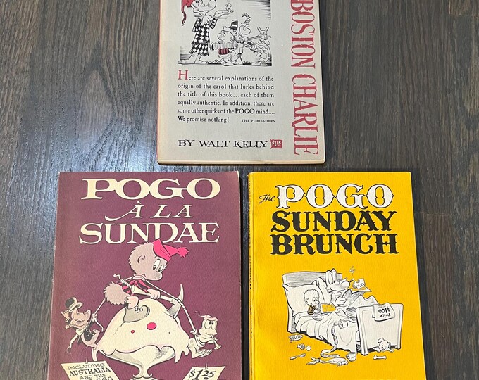 POGO First Printing Vintage Comic Strip Paperback Book Collection by ...