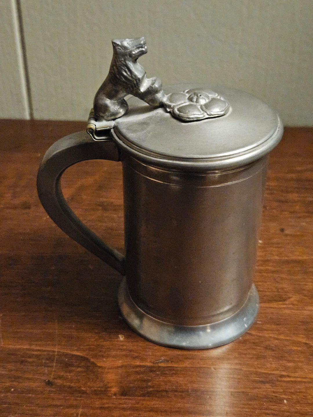Danish Pewter Tankard Mug/stein - Hallmarked With Stamp "danish Pewter ...