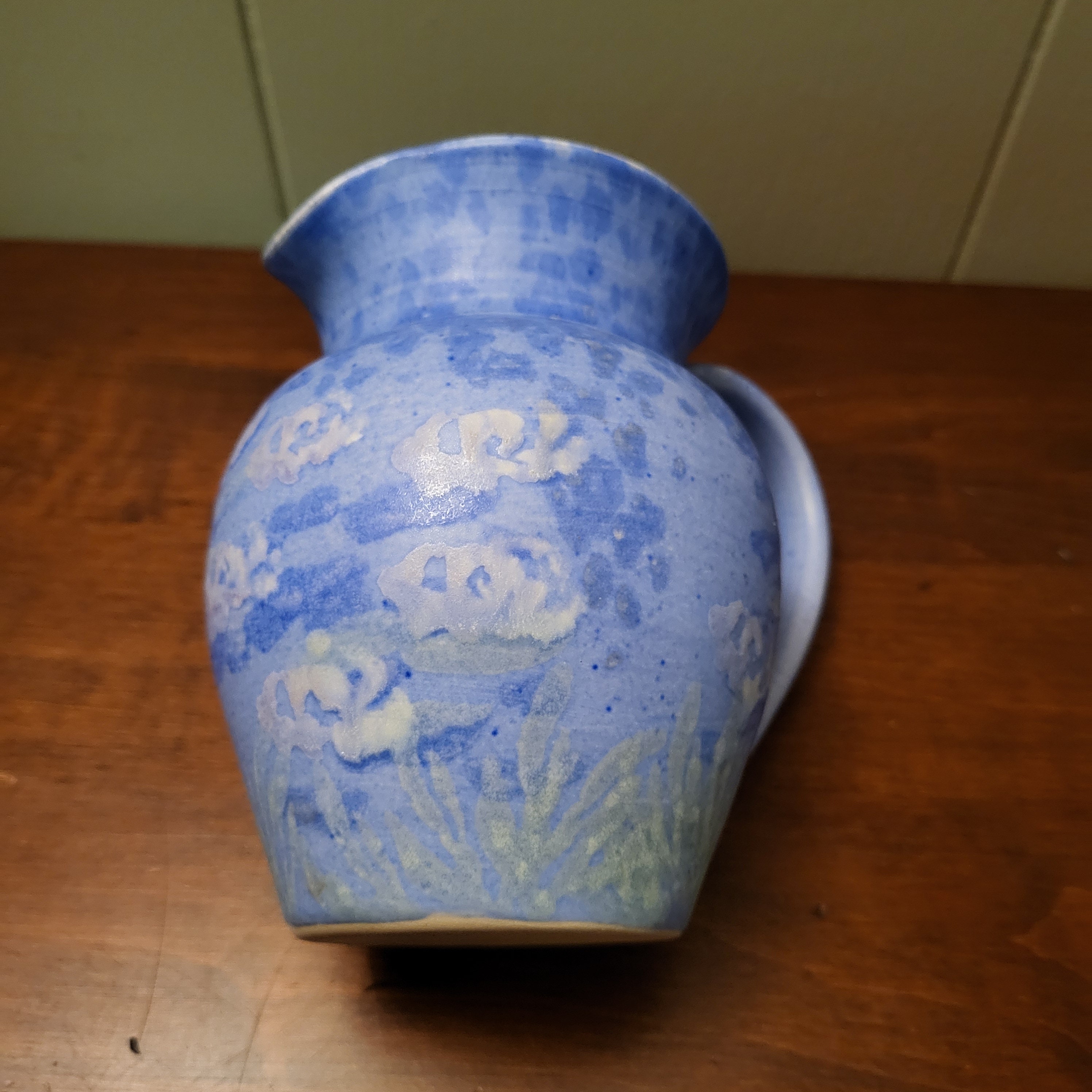 Pitcher Water Lilies Van Gogh Small Pitcher or Vase Impressionism Hand ...
