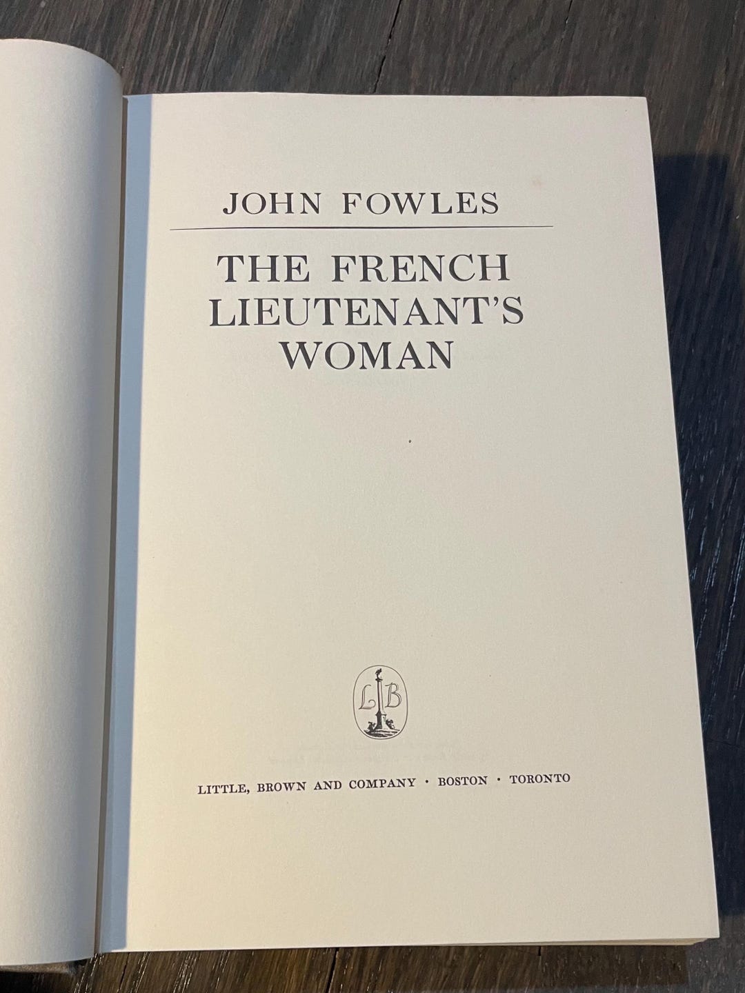 The French Lieutenant's Woman by John Fowles - Stated First Edition ...