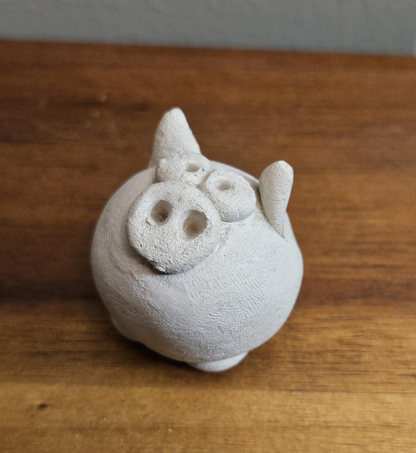 Miniature Clay Pig Sculpture - 1" Tall - Studio Art Pottery Hand Formed ...