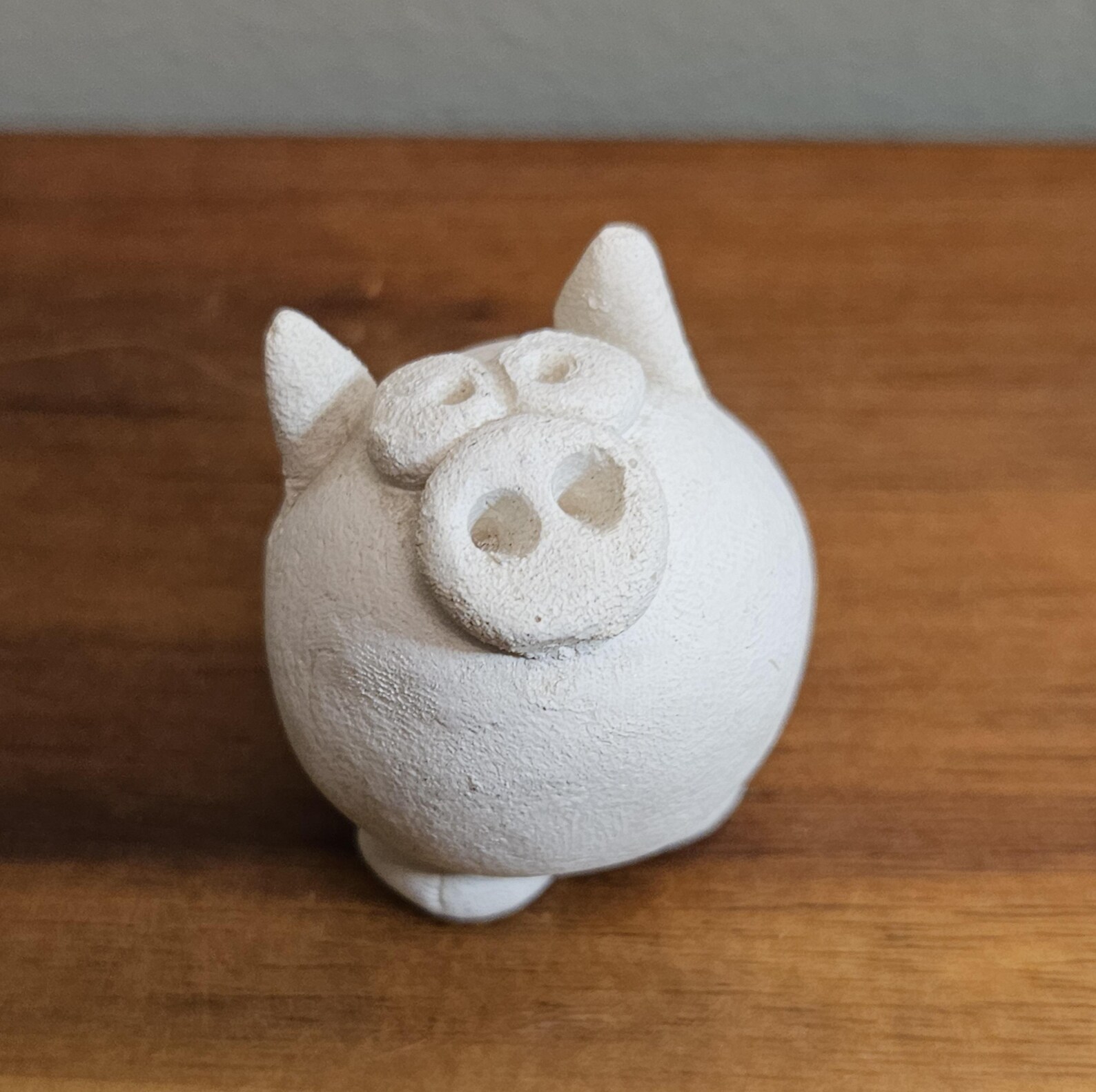 Miniature Clay Pig Sculpture - 1" Tall - Studio Art Pottery Hand Formed ...