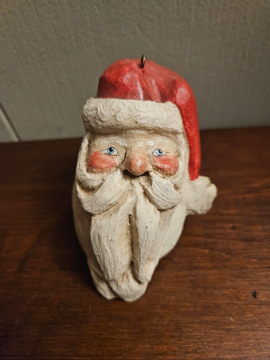 Hand Painted Vintage 1980's House of Hatten Santa Claus / St. Nick Bust ...
