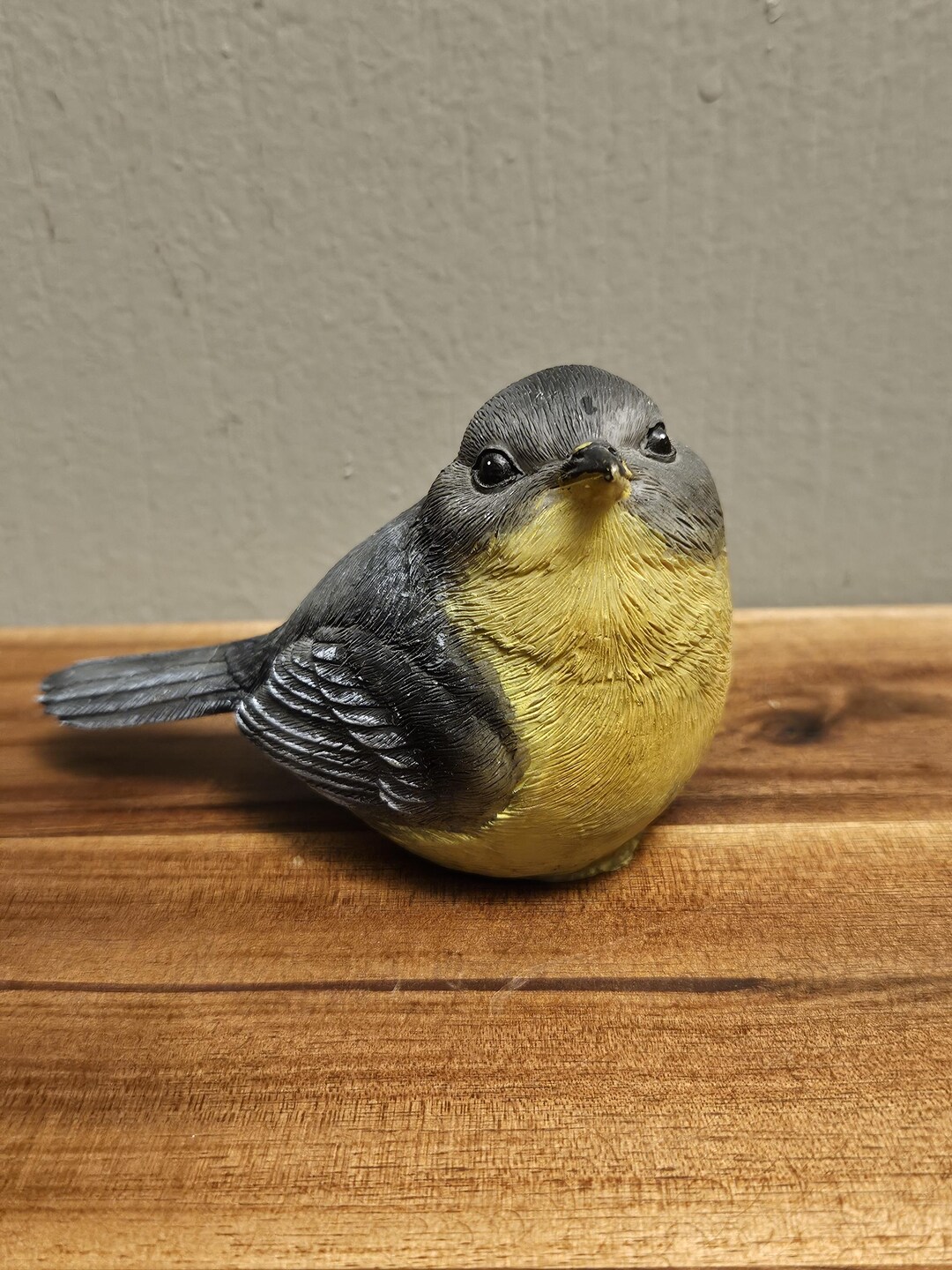 Vintage Wild Backyard Bird Sculpture Painted Cast Resin Figurine Chunky ...