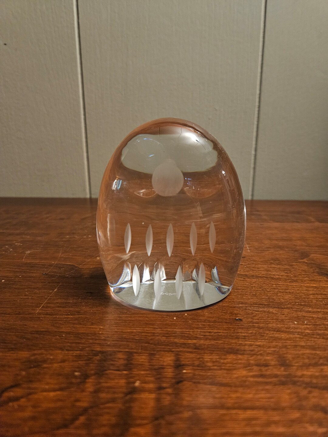 Vintage Crystal Glass Modern Minimalistic Owl Spode Art Glass Figurine ...