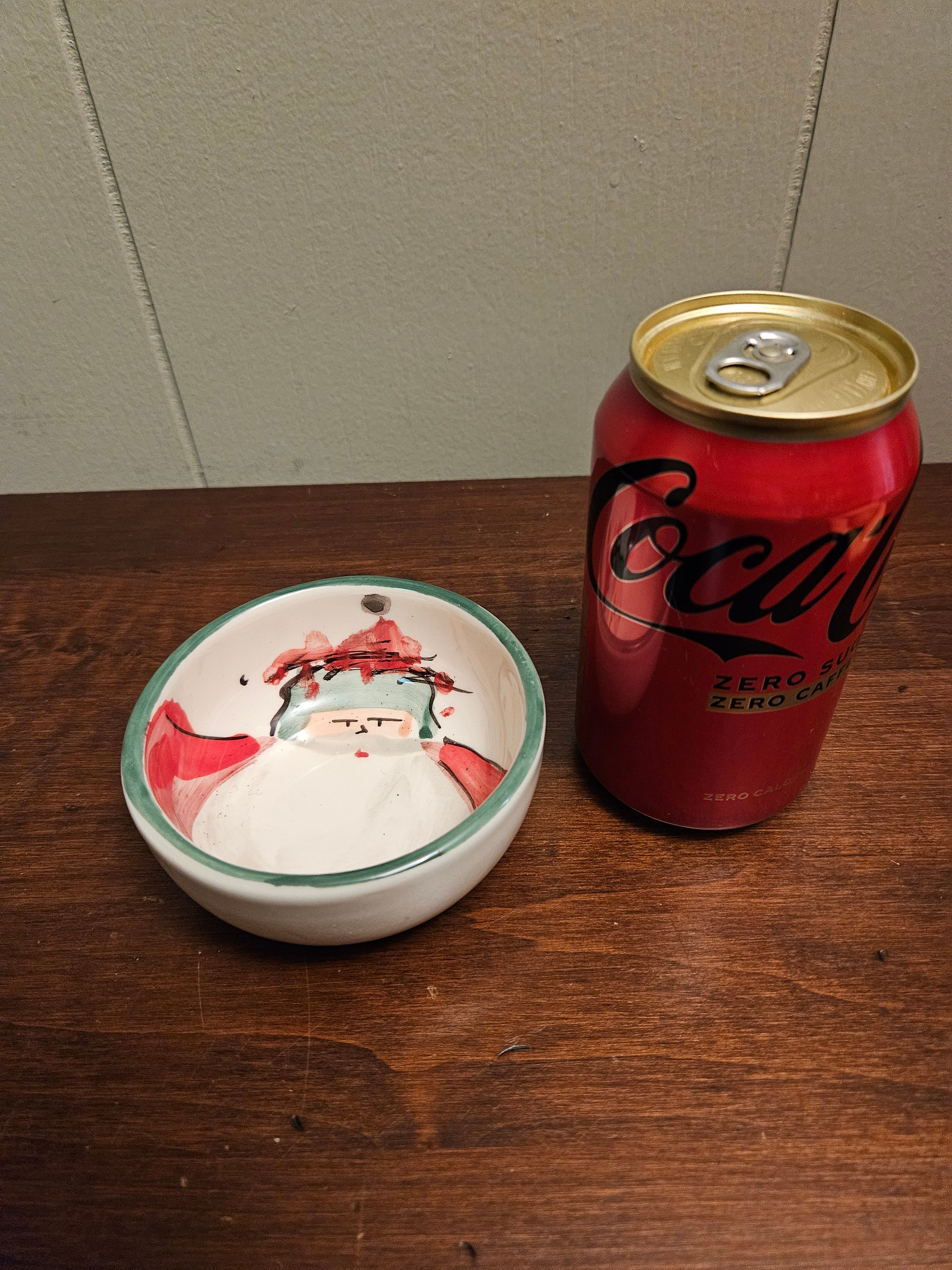 Vietri Santa Claus Bowl Made in Italy Babbo Natale Christmas Condiment ...