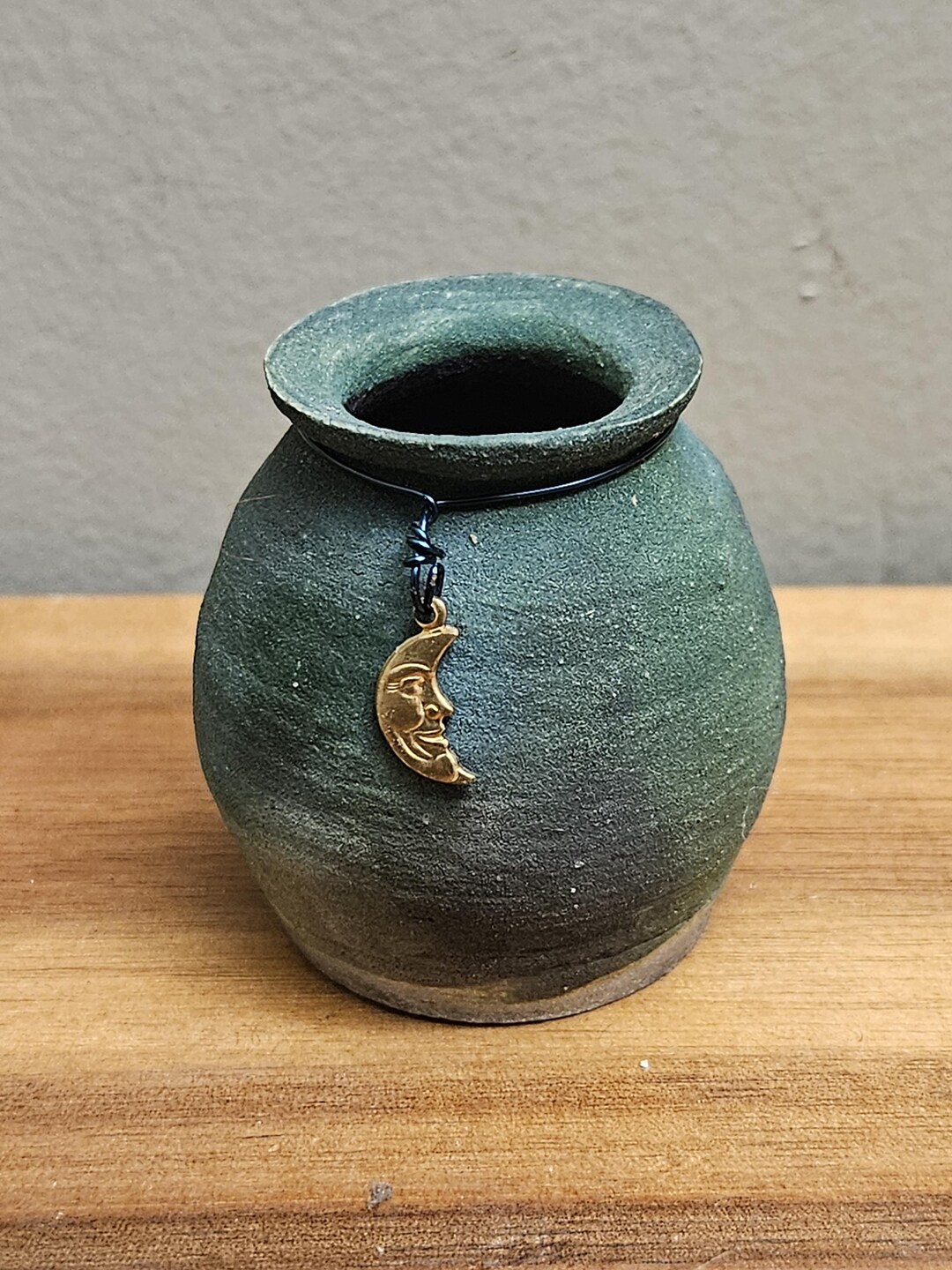 Raku Fire Glazed Pottery Spirit Jar Pot / Vase / Vessel - Hand Formed ...
