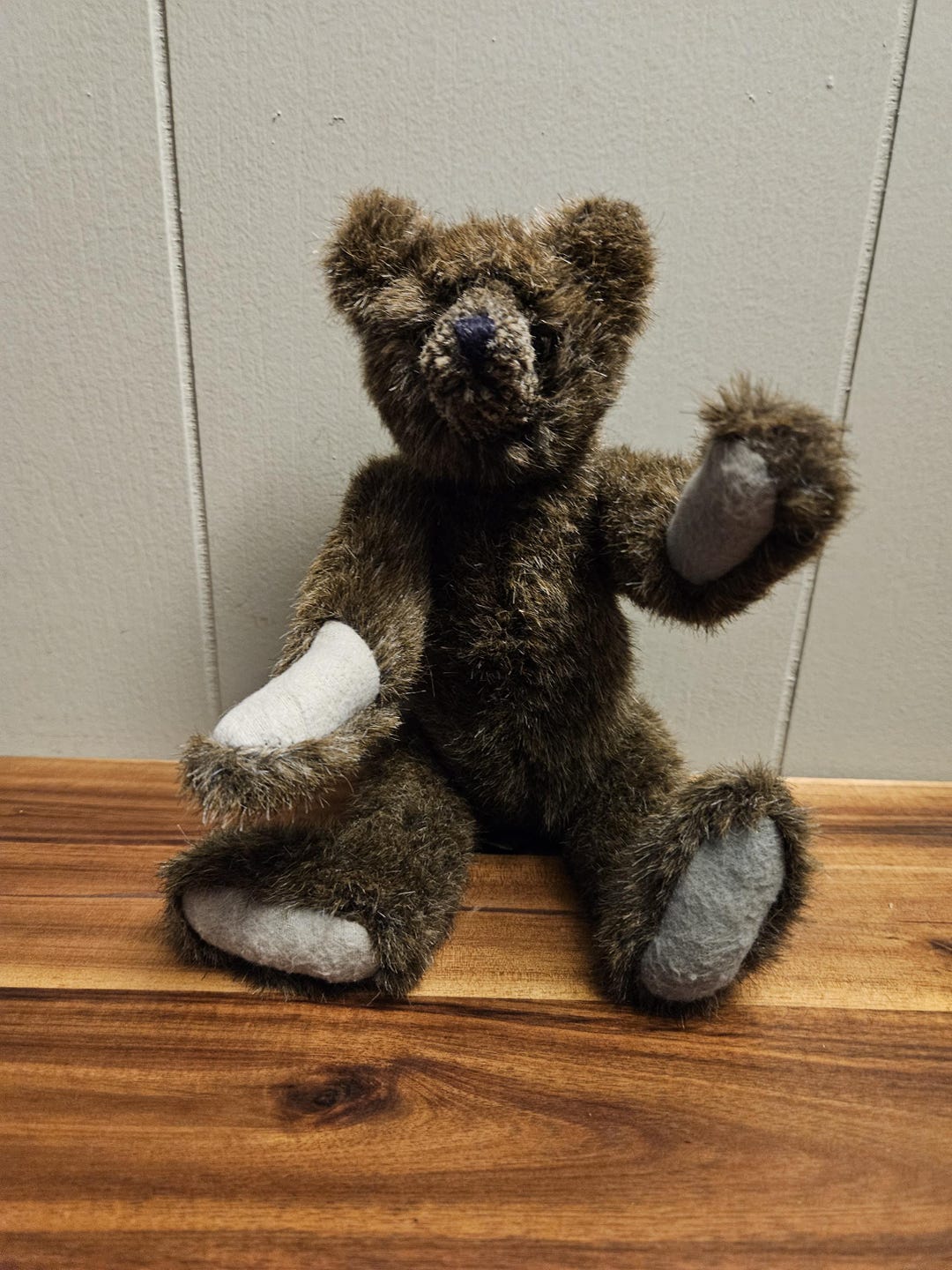 Authentic Vintage Fully Jointed Artist Hand Made Teddy Bears - 12 Inch ...