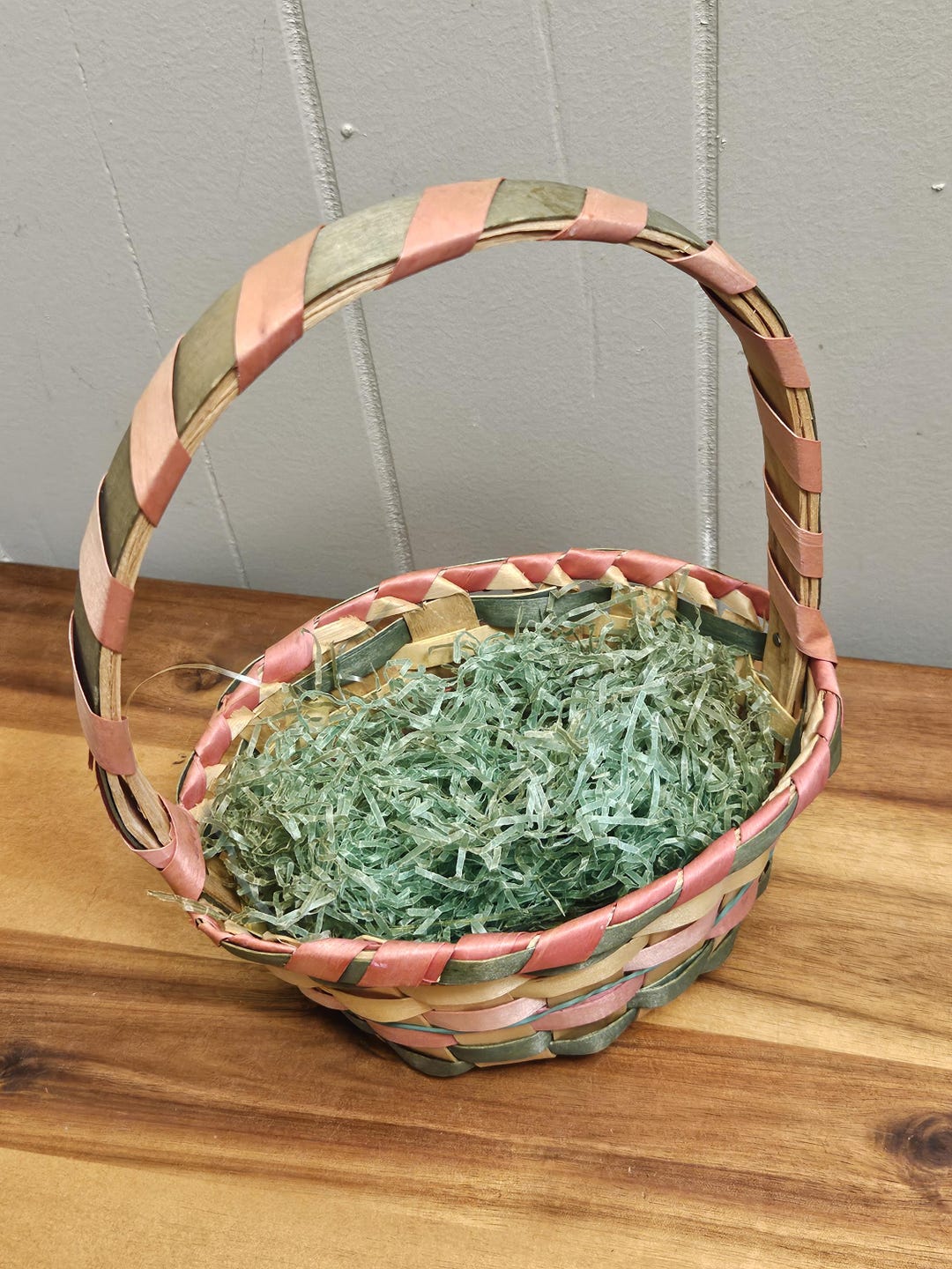 Vintage Handmade & Painted Easter Basket – Made in Poland, Unique Folk ...