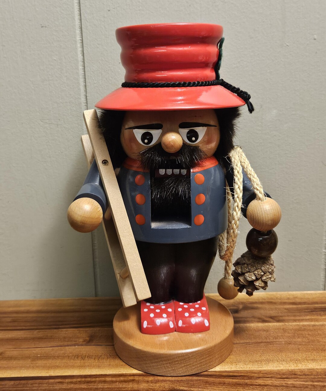 Vintage Original Steinbach Folk Art Troll Chimney Sweep Nutcracker 10 ...