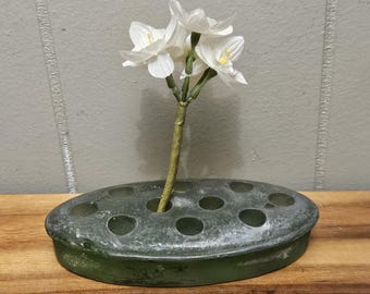 Large Metal Flower Frog - Etsy
