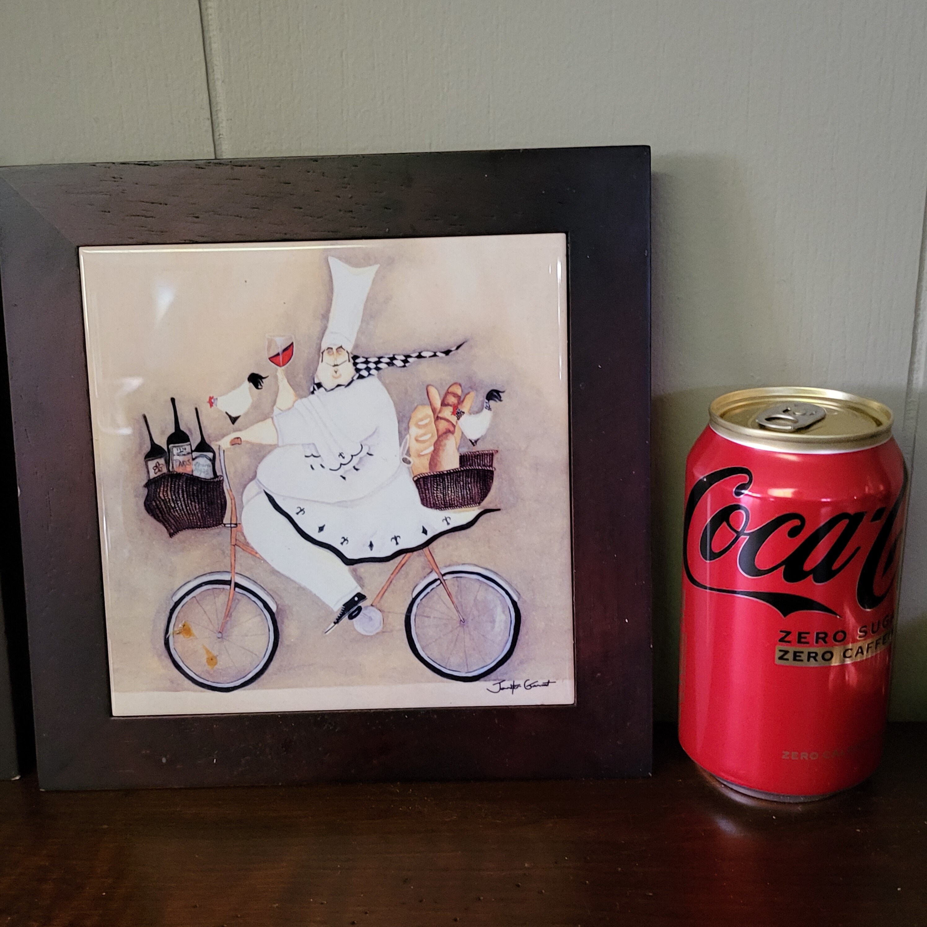 Chef Kitchen Art Tiles Jennifer Garant Artist Hanging Wall Plaque ...