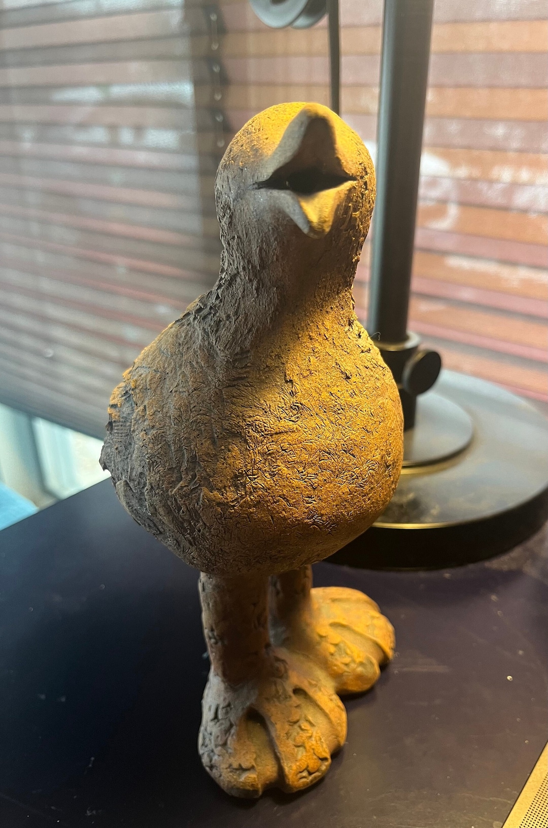 One-of-a-kind Clay Duck Sculpture by Wisconsin Sculptor Sharon Stelter ...