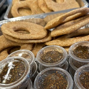 Lebanese Kaak Bread With Sesame Seed is a Traditional Lebanese Sesame ...