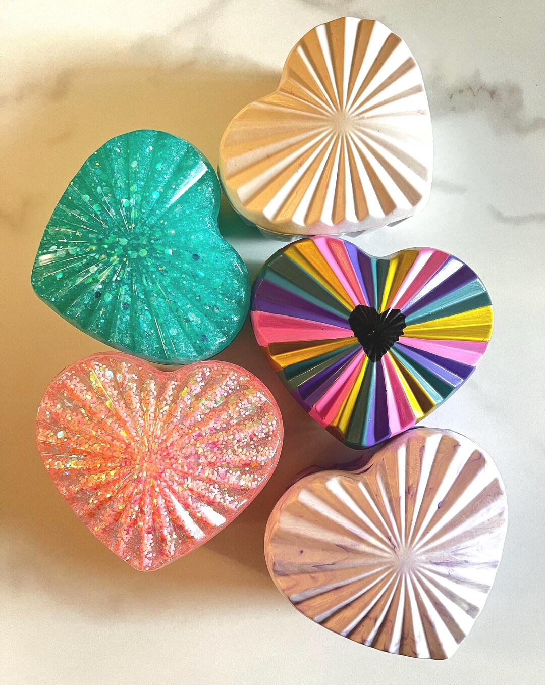 Handmade Heart Shaped Mini Storage Box - Etsy