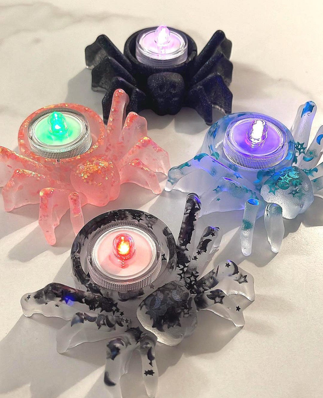 Handmade Spider Tea Light Holder - Etsy