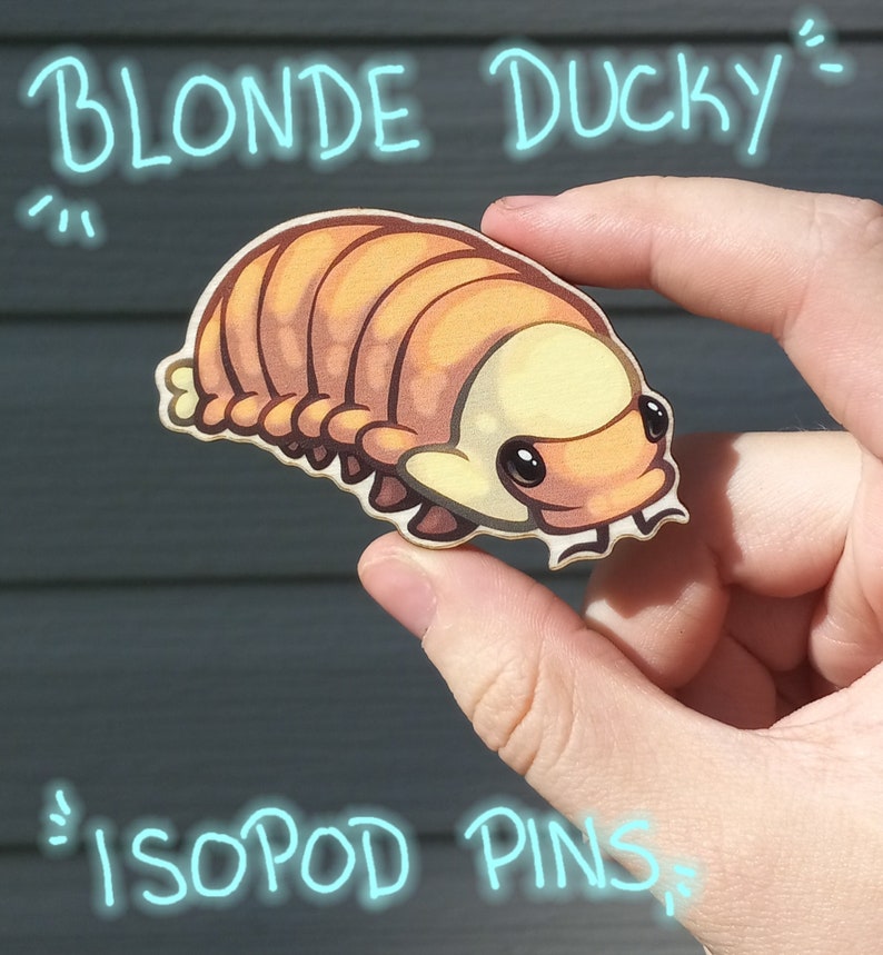 Rubber Ducky Isopod Wooden Pins - Etsy