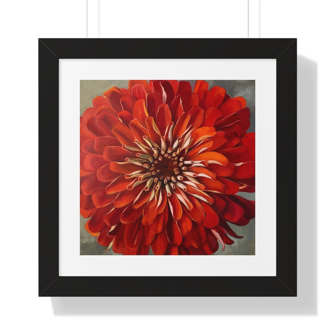 Beautiful Flower Art Prints Modern Home Decor Framed Floral Wall Art ...