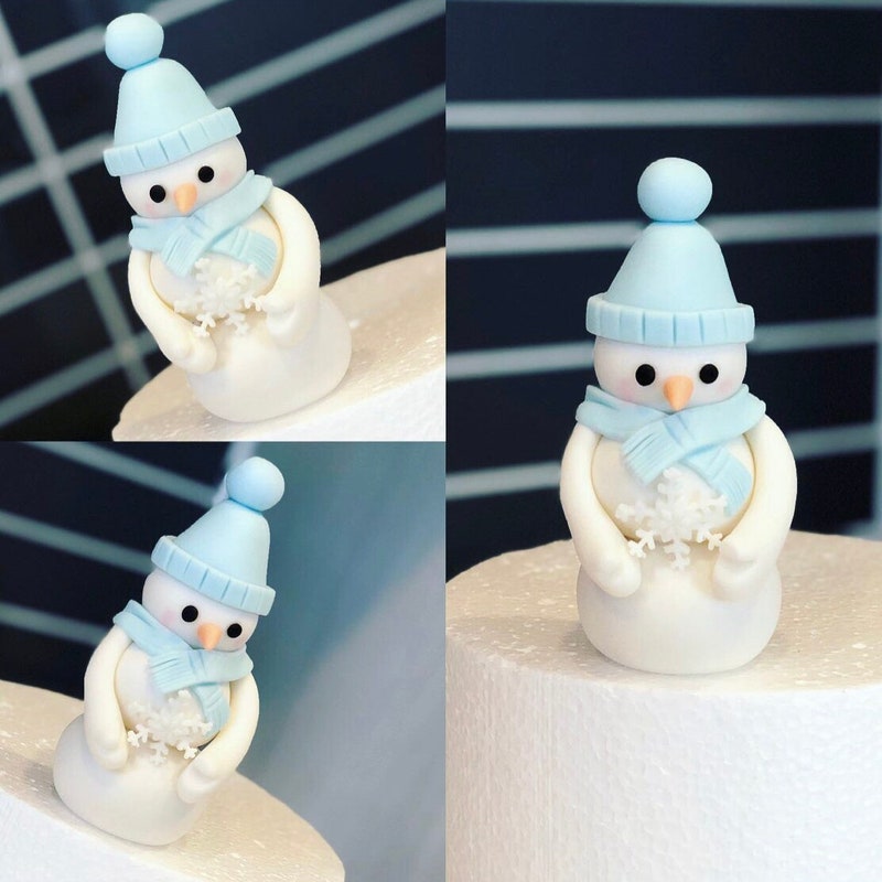 Snowman Cake Topper - Etsy