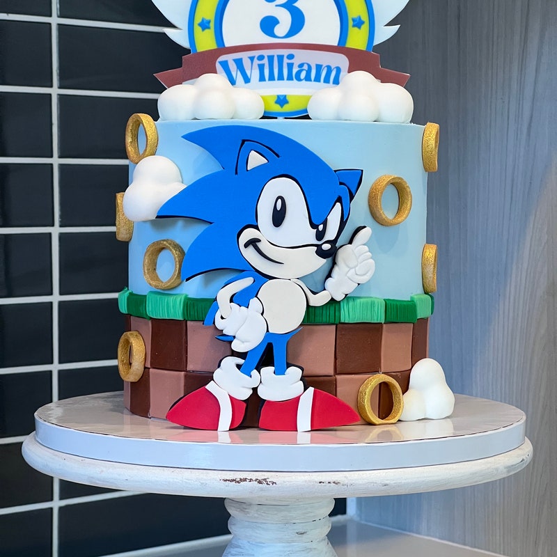 Sonic Cake Decorations - Etsy