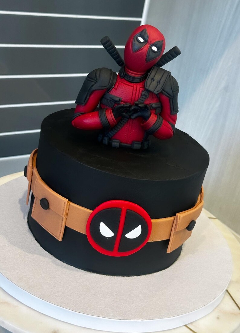 Deadpool Cake Topper - Etsy