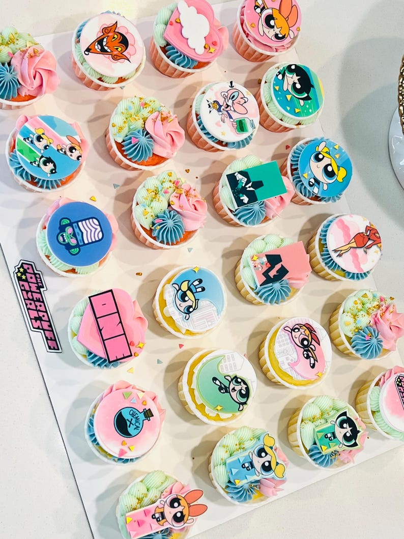 Powerpuff Girls Cake and Cupcake Toppers - Etsy