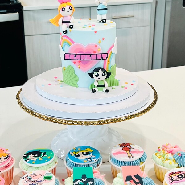 Powerpuff Girls Cake Topper - Etsy