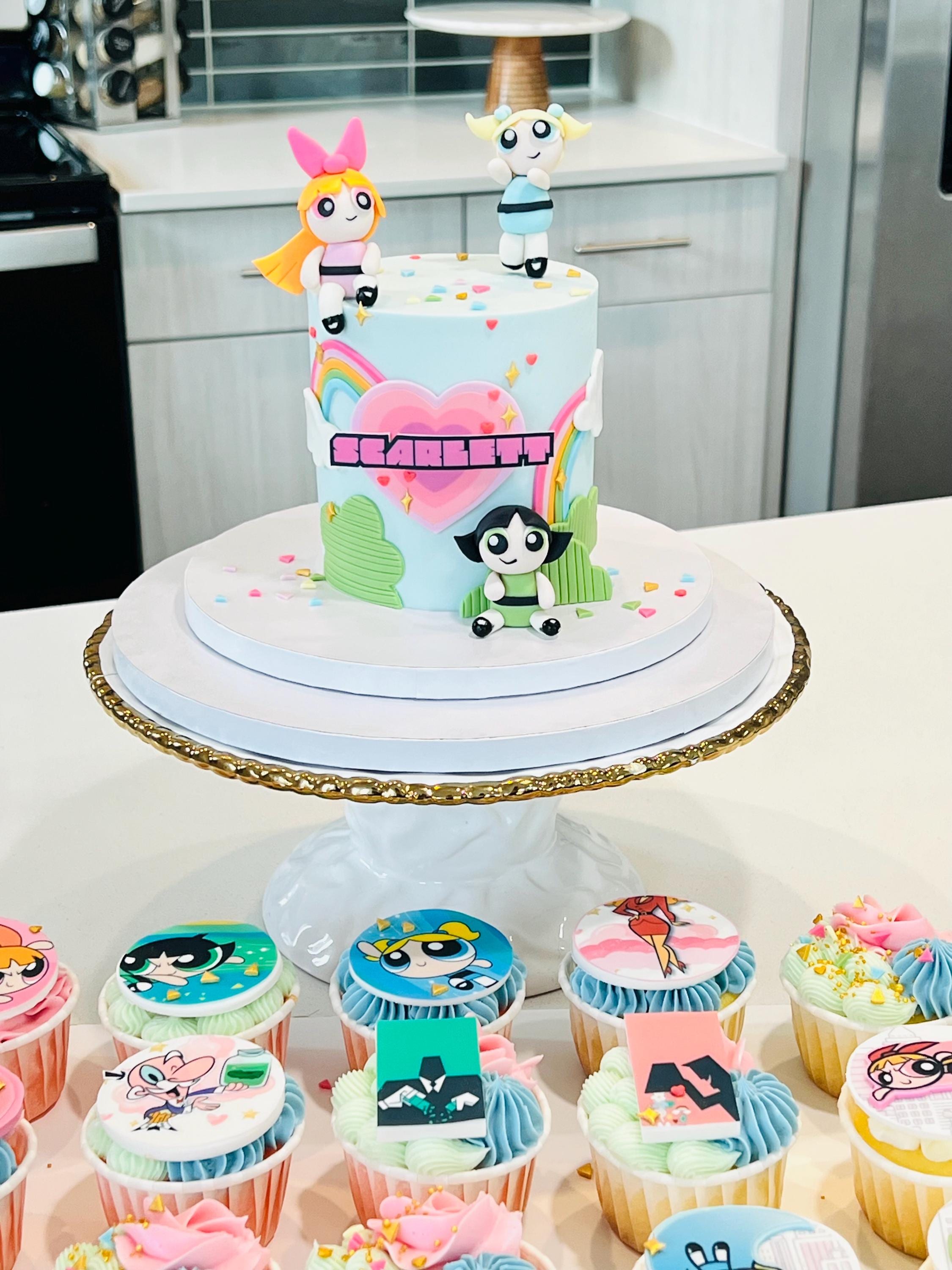 Powerpuff Girls Cake and Cupcake Toppers - Etsy