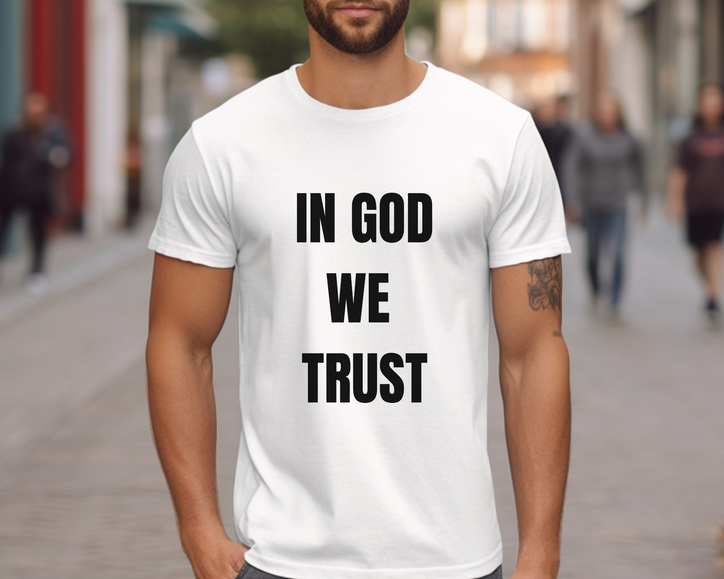 In God We Trust T-shirt, Comfort Unisex, God Shirt for Women, Vintage ...