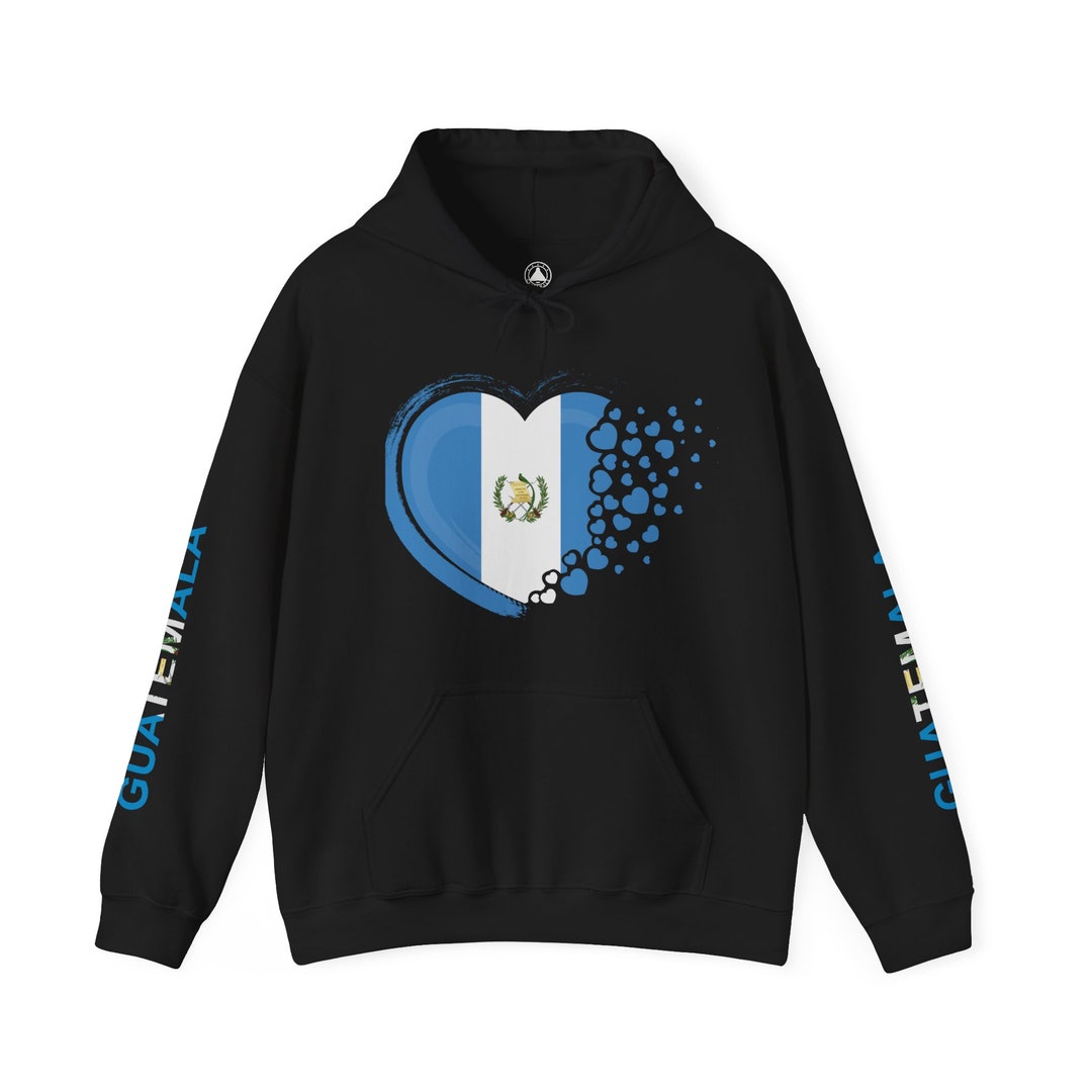 Handmade Guatemala Hooded Sweatshirt, Ethnic Print Sweatshirt, Cozy ...