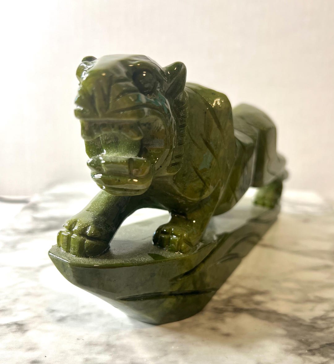 Green Jade Tiger - Etsy