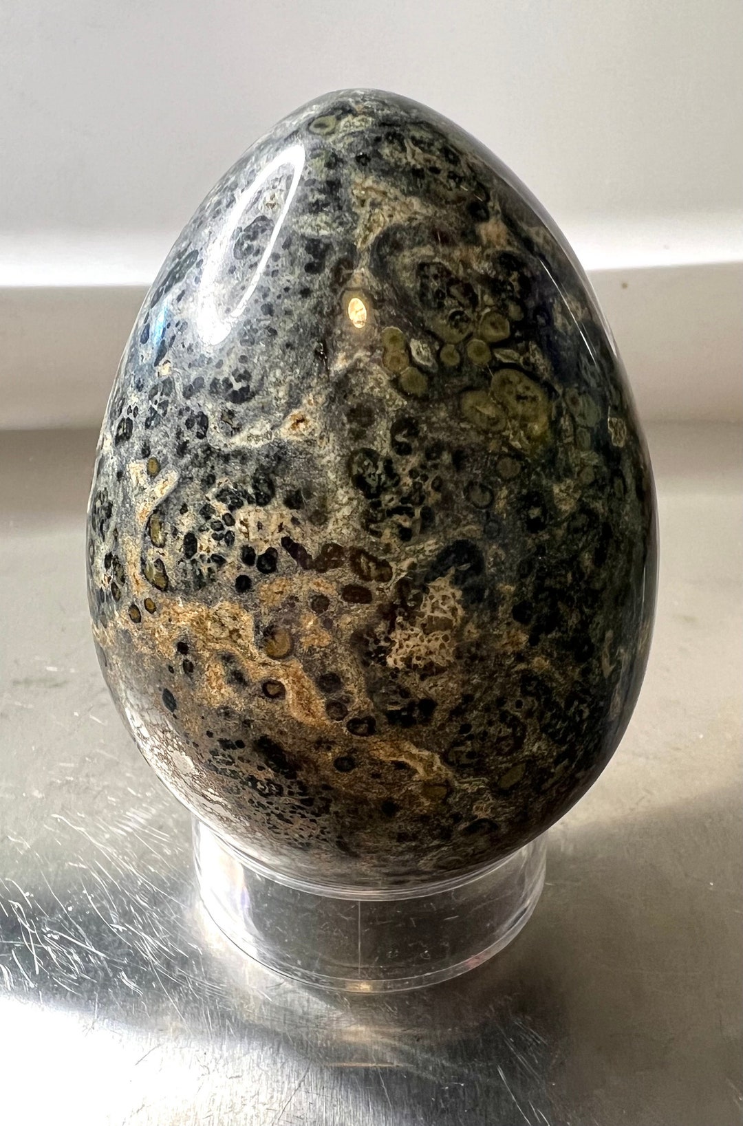 Leopard Skin Jasper Egg - Etsy