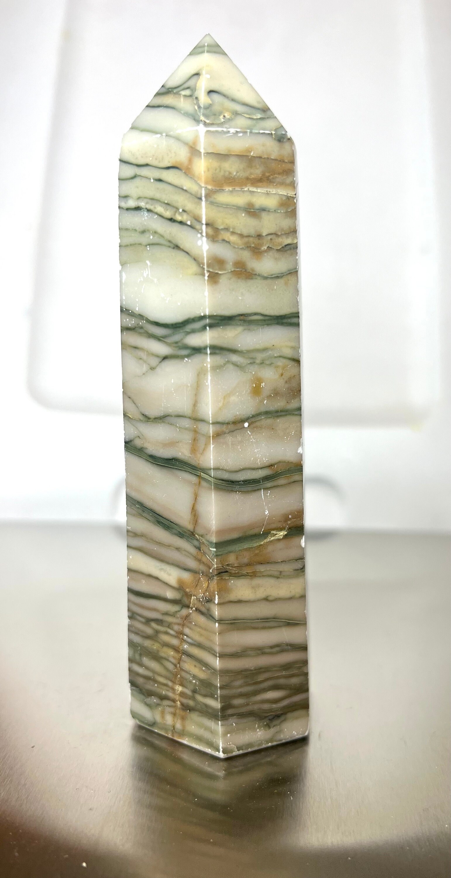 Green Jasper Tower - Etsy