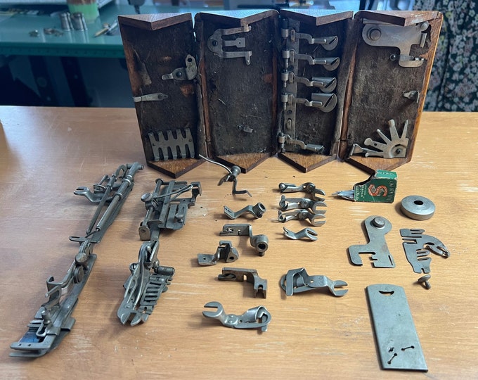 Singer Puzzle Box With Treadle Machine Attachments - Etsy