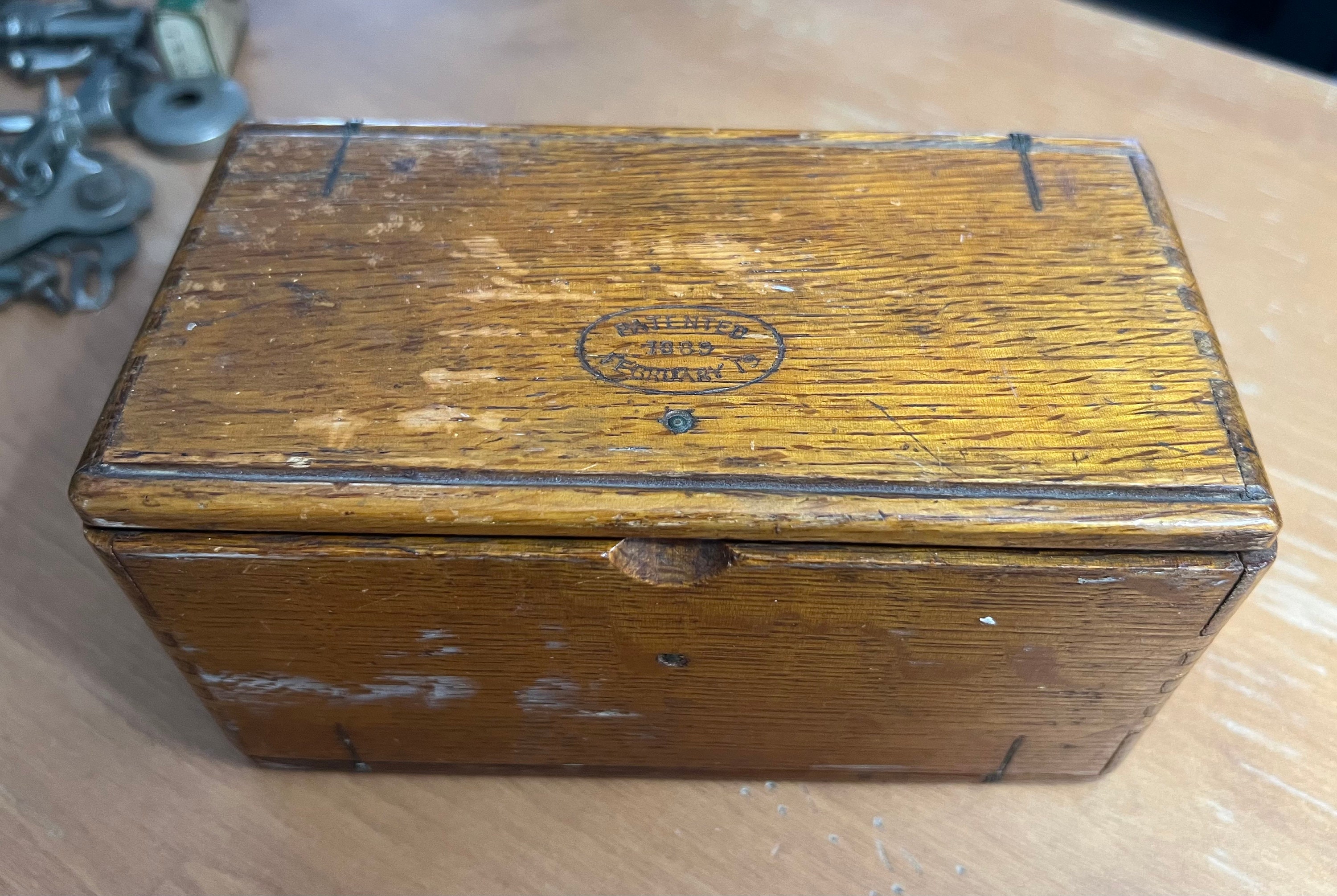 Singer Puzzle Box With Treadle Machine Attachments - Etsy