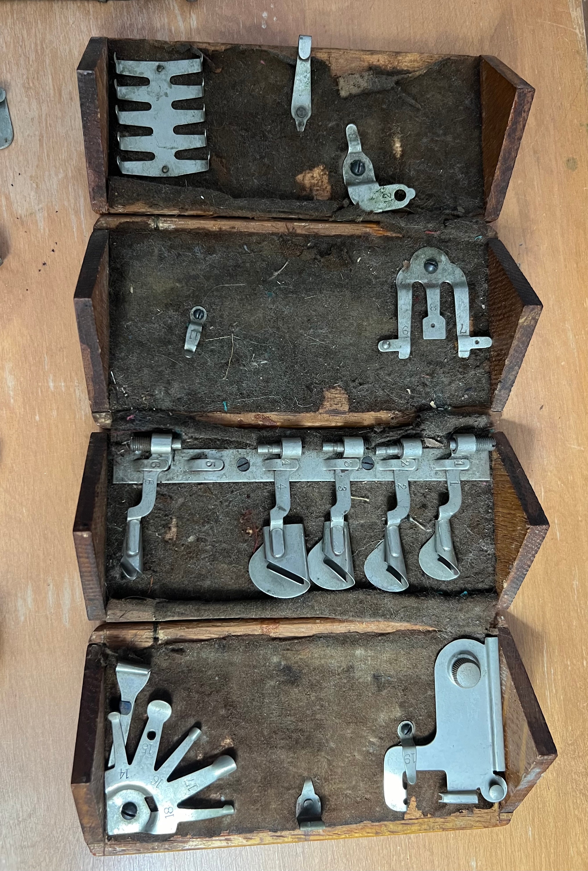 Singer Puzzle Box With Treadle Machine Attachments - Etsy