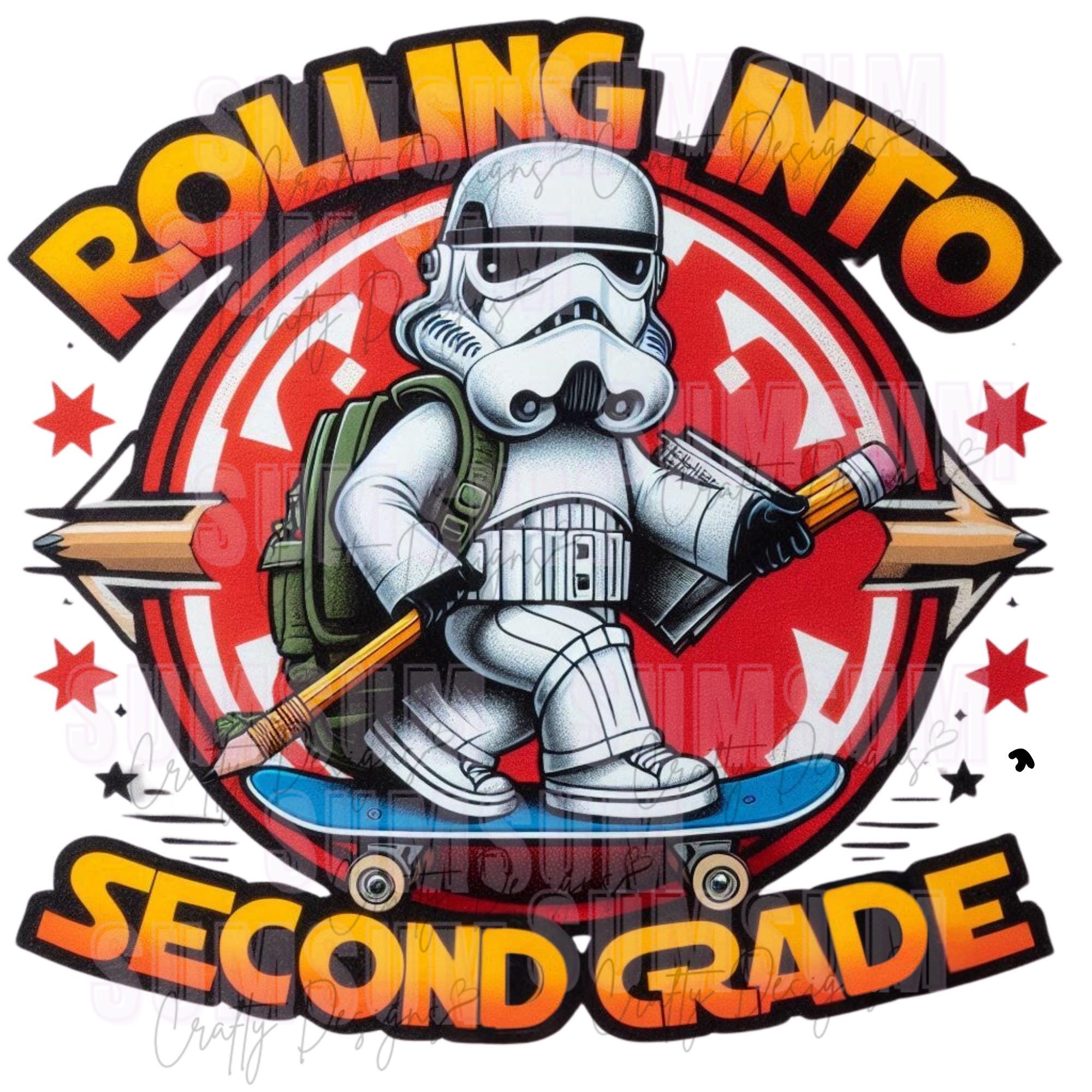 Star Wars 2nd Grade PNG Back to School - Etsy