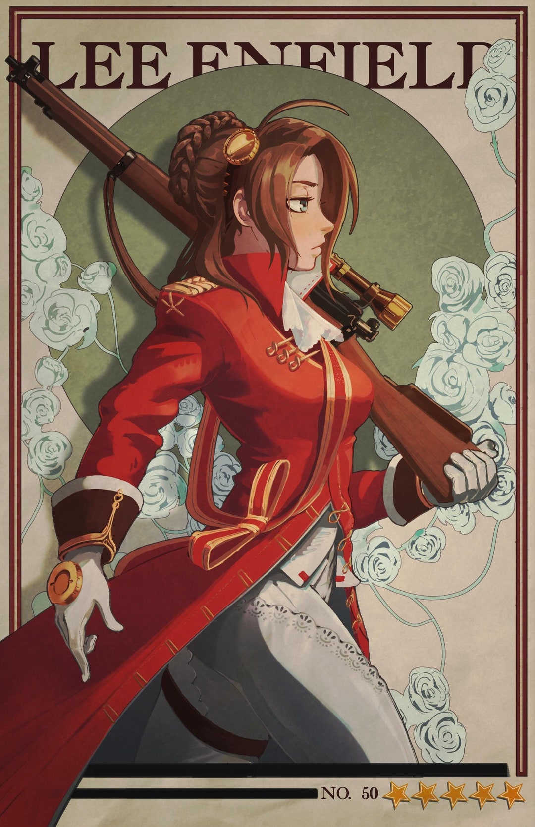 Girls' Frontline Lee Enfield Art Print - Etsy