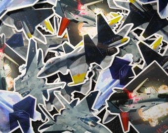 Fighter Jet Airplane Stickers, Fighter Jet Sticker Set, Fighter Jet ...