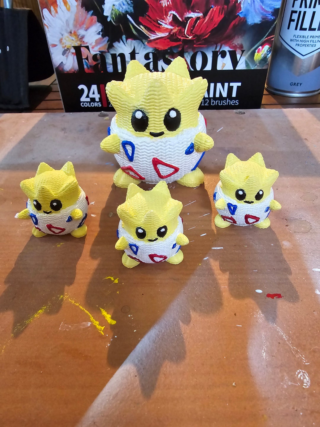 3d Printed, Togepi, Hand Painted - Etsy
