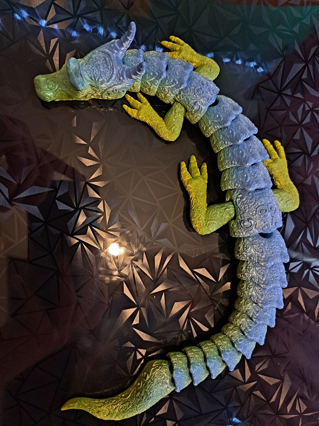 3d Printed Articulated Dragon - Etsy