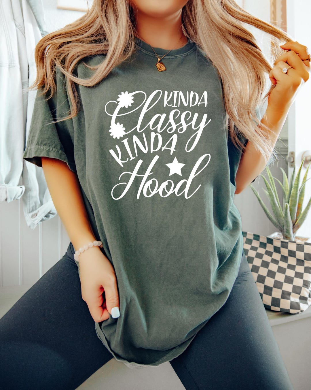Kinda Classy Kinda Hood Shirt, Funny Sarcastic Shirt, Funny Classy ...