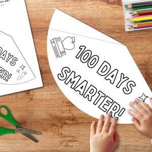 100 Days of School Activities, 100 Days Smarter, Coloring Worksheets ...