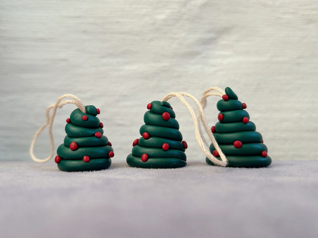 Polymer Clay Christmas Trees - Etsy