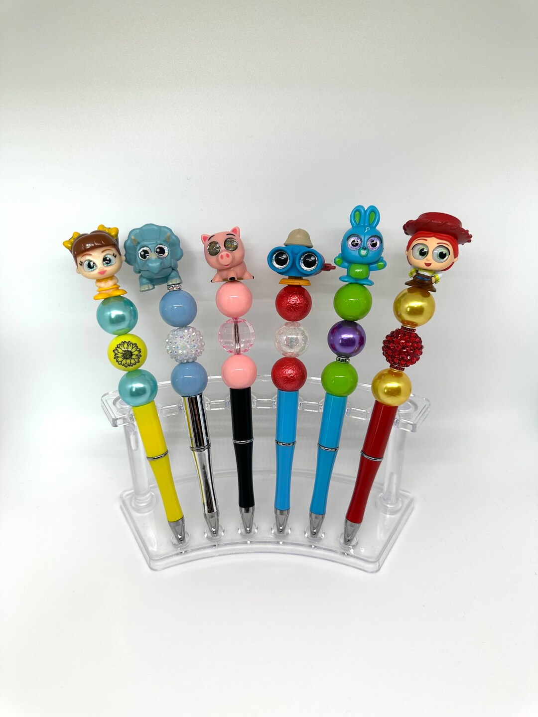 Character Pen Toy Story Inspired Beaded Pen Doorable Pen Stationary Pen ...