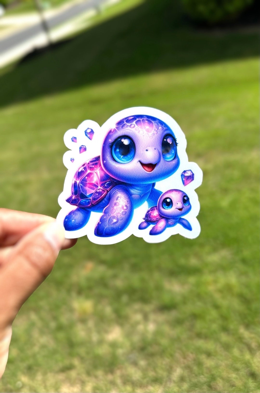 Turtle Sticker Ocean Sticer Cute Turtle Laptop Sticker Sea Turtle ...