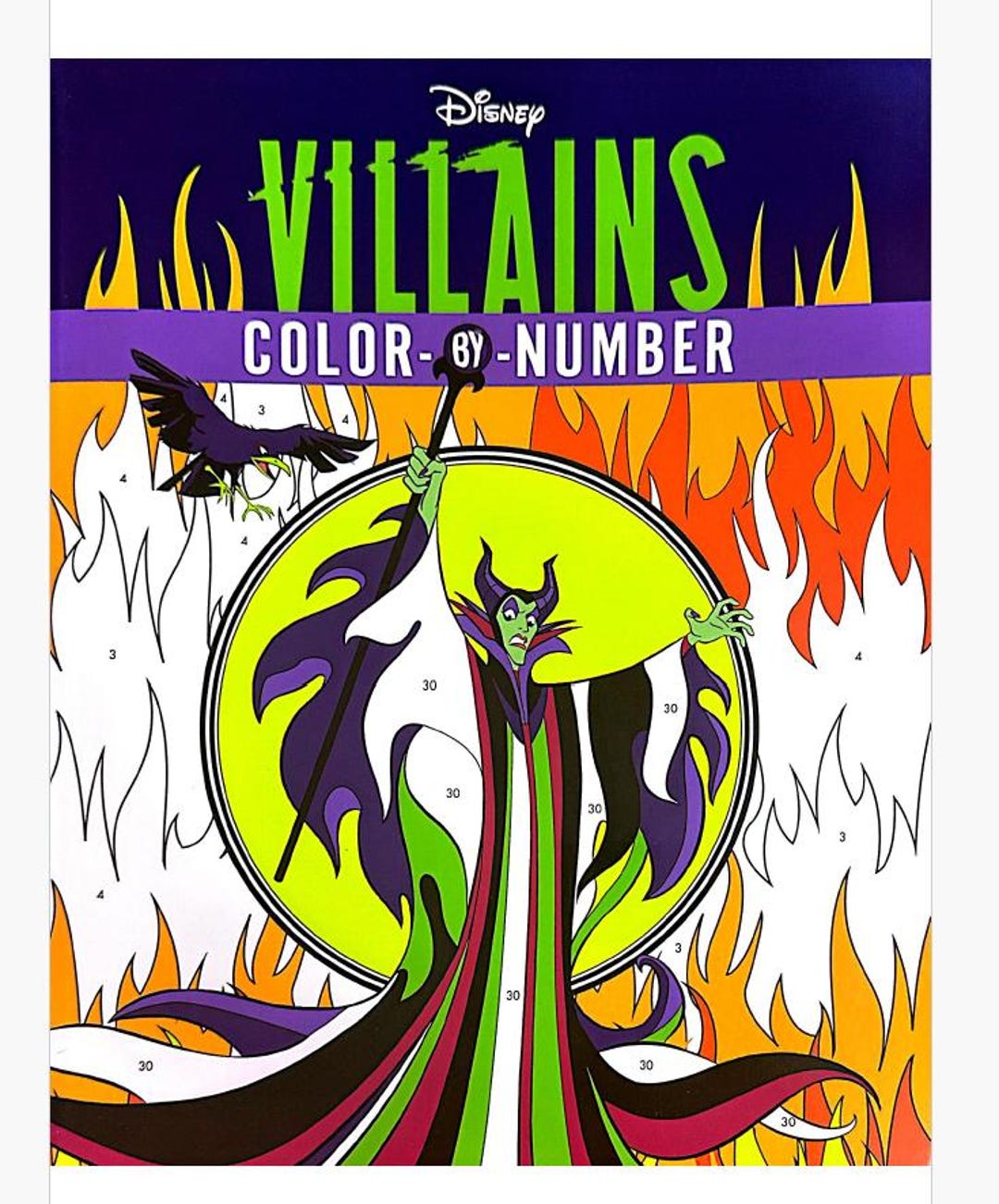 Villains Coloring Book | VILLAINS COLOR by NUMBER - Etsy