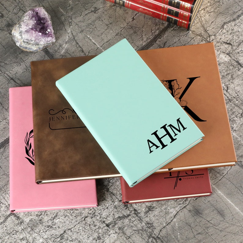 Personalized Leather Journal, Custom Leather Journal, Monogram ...