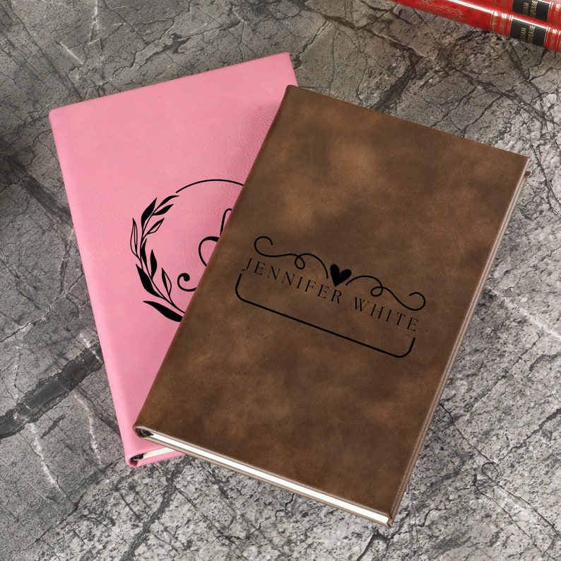 Personalized Leather Journal, Custom Leather Journal, Monogram ...