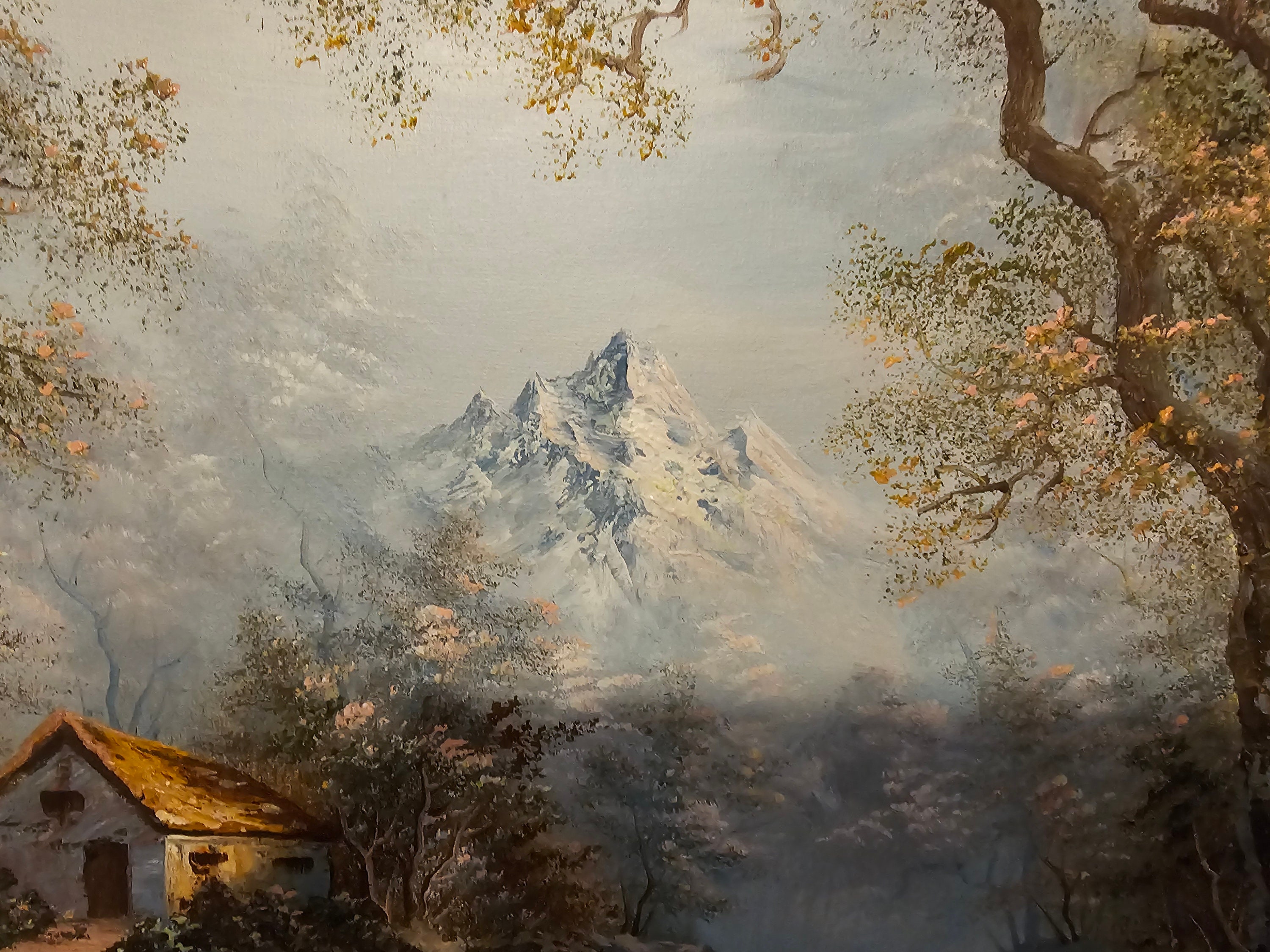 Irene Cafieri Landscape Oil on Canvas 23 1/2" X 19 1/2" - Etsy